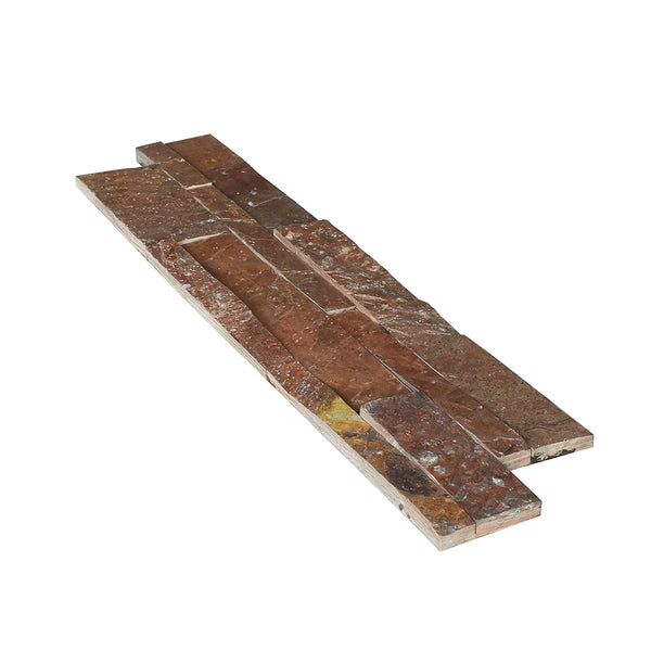 Copper Natural Split Quartzite Wall Tiles - The Stone Flooring