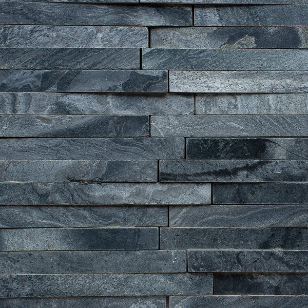 Silver Quartzite Split Wall Cladding - The Stone Flooring