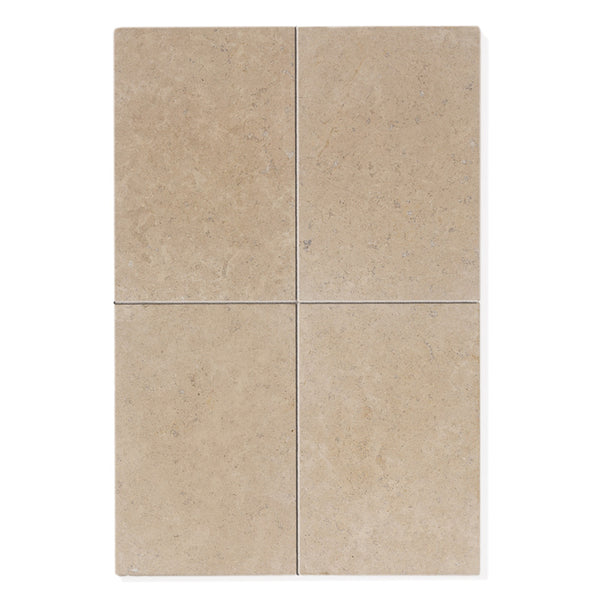 Mocha Beige Tumbled Limestone Floor Tiles - The Stone Flooring